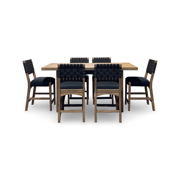 Arch Counter Height Dining Set (5pc) - Furniture Fair