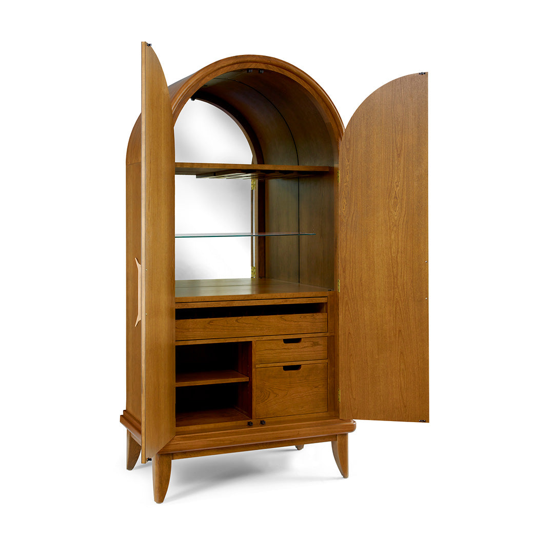 Martine Arched Bar Cabinet - Furniture Fair