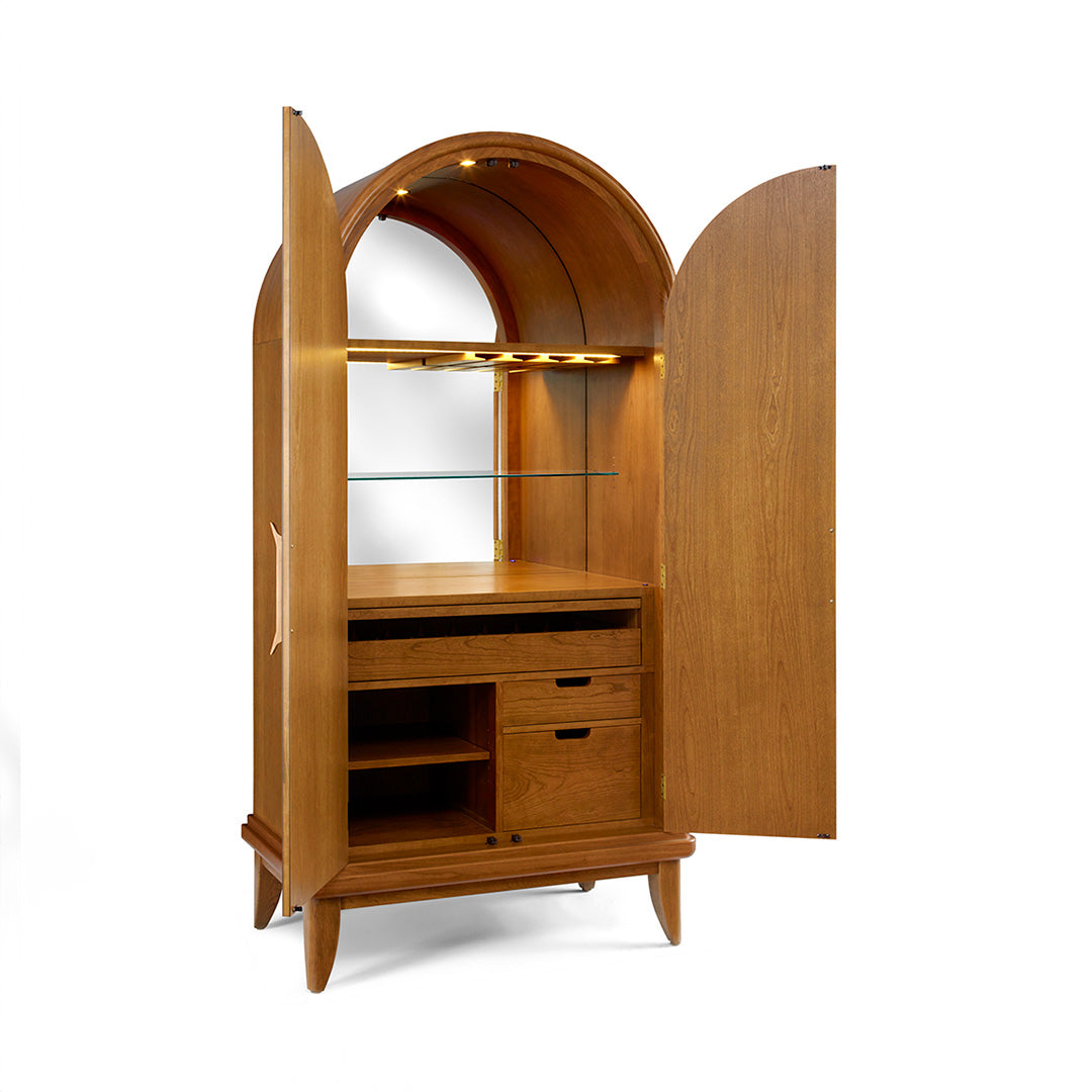 Martine Arched Bar Cabinet - Furniture Fair