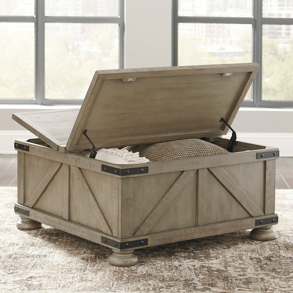 Aldwin Storage Cocktail Table - Furniture Fair
