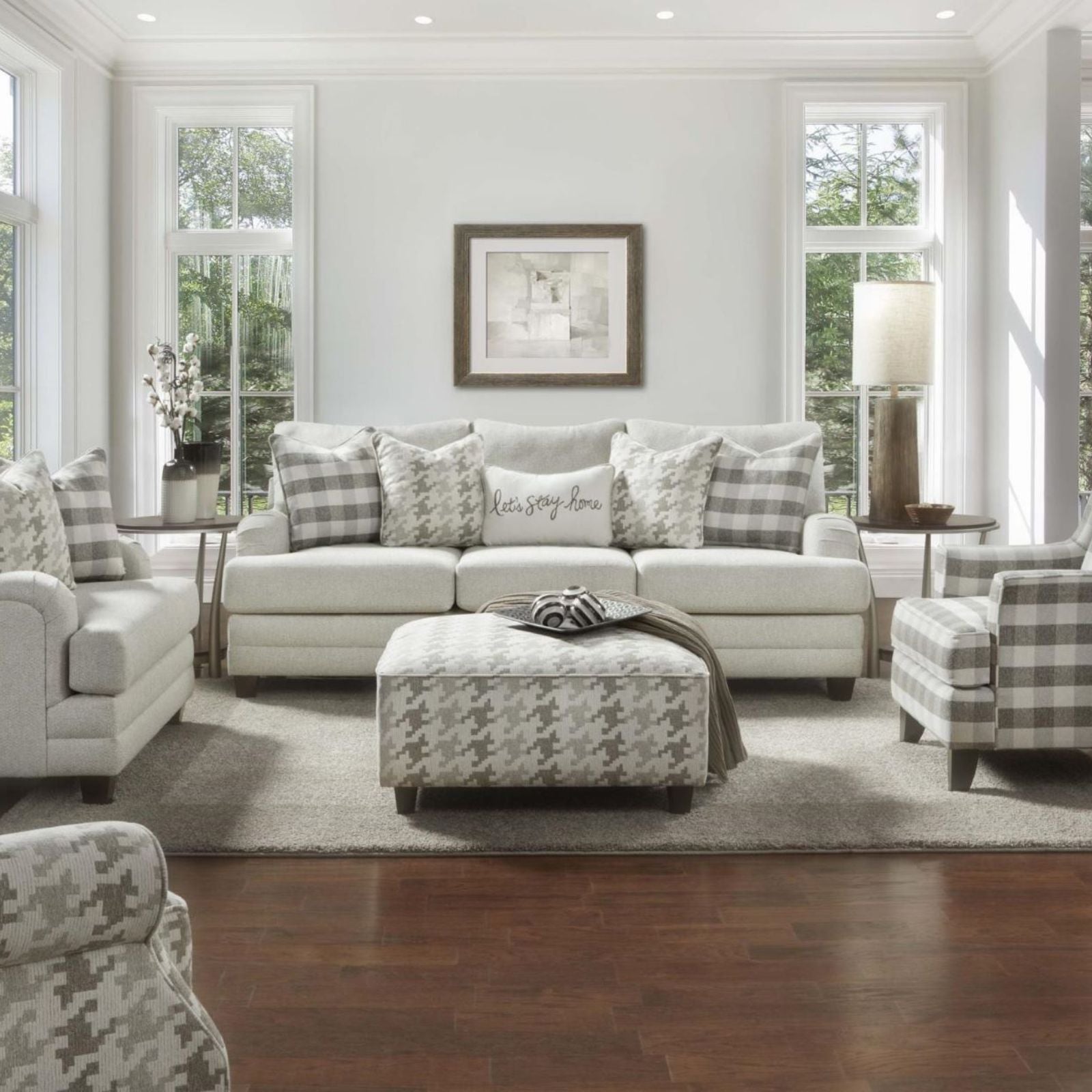 Basic Wool Ottoman - Furniture Fair